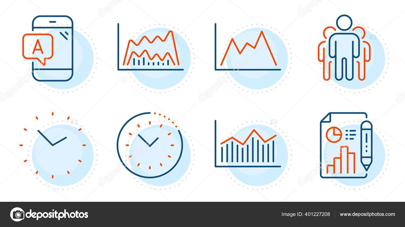 Report Document Group Time Signs Diagram Testing Time Management Line ...
