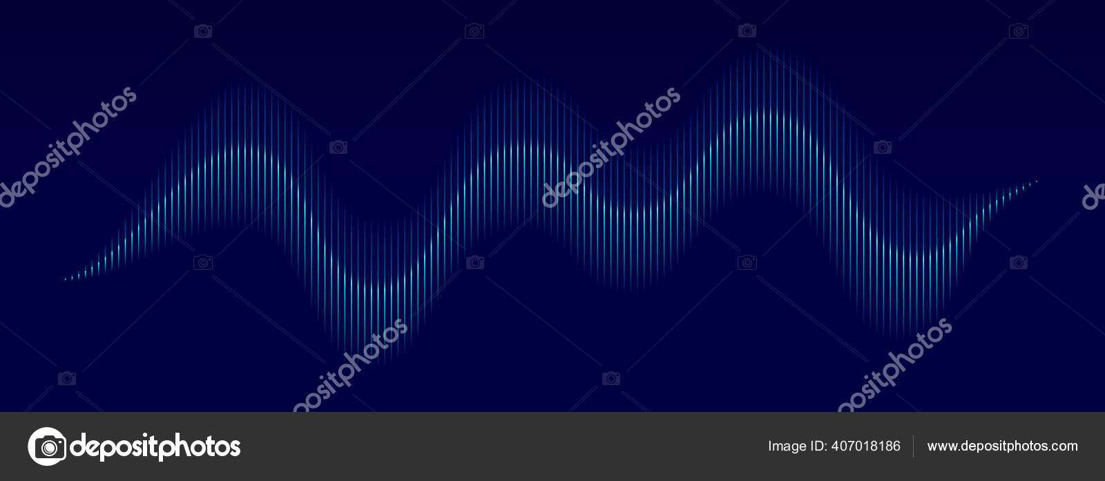 Sound Wave Background Vector Music Frequency Bar Abstract Audio Sound ...
