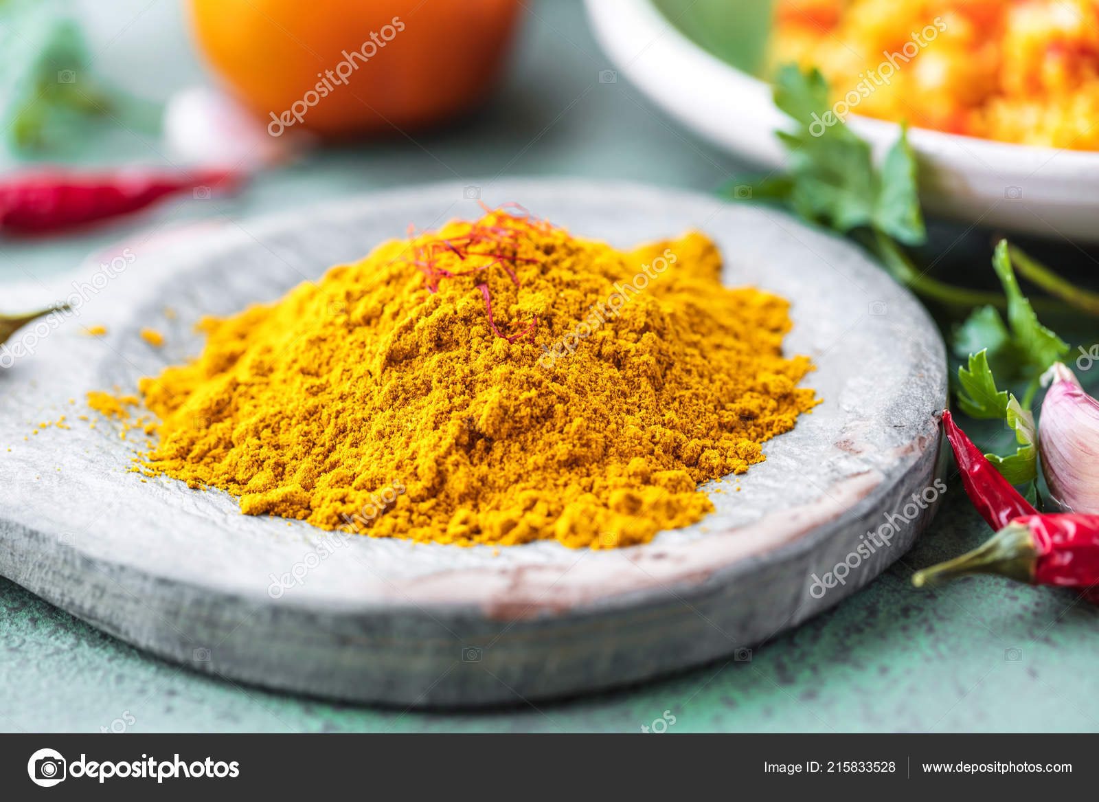 Curry Powder Background Stock Photo by ©KarepaStock 215833528