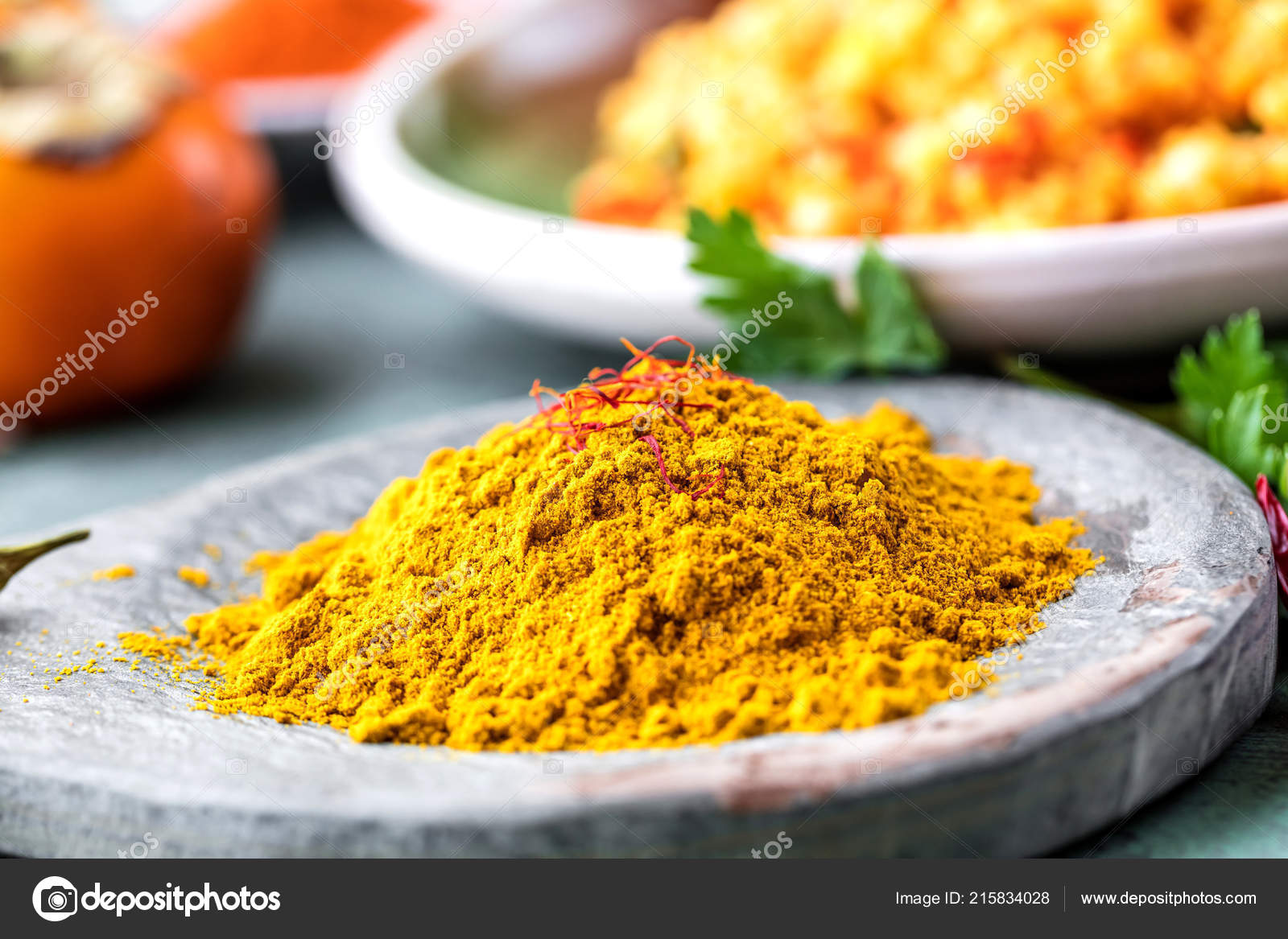 Curry Powder Background Stock Photo by ©KarepaStock 215834028