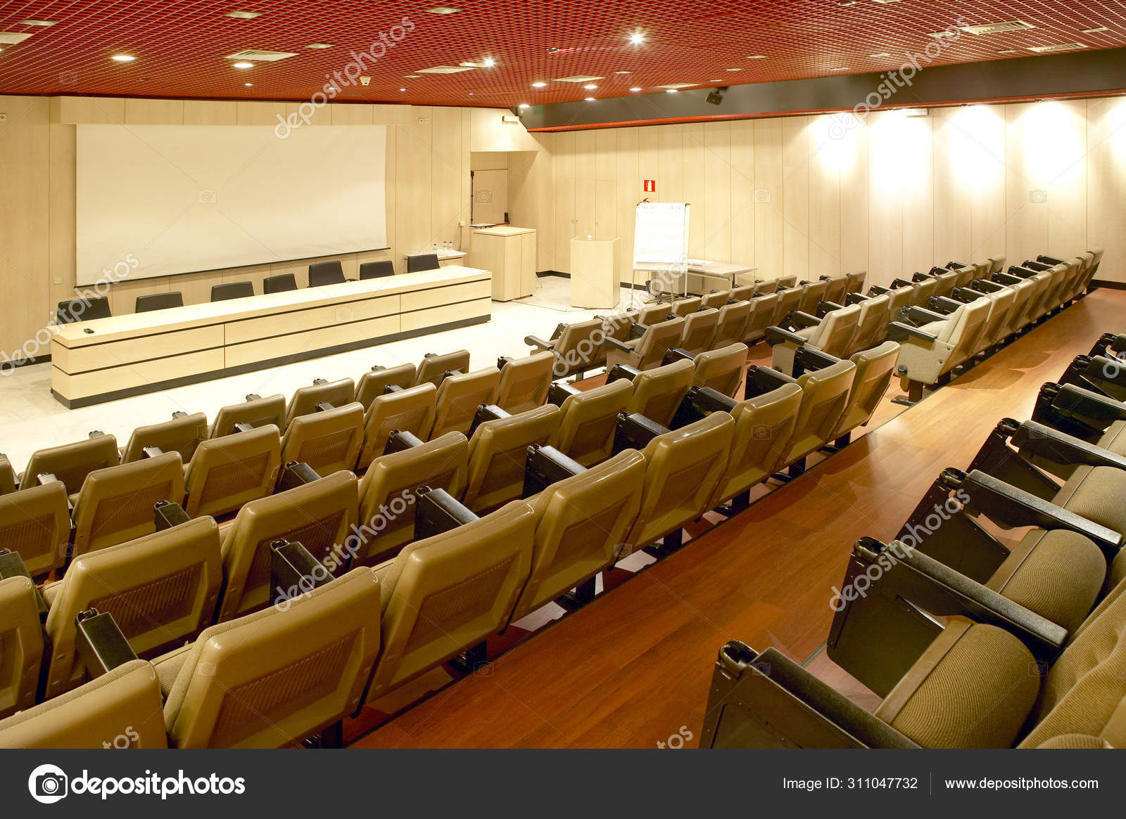 Conference room interior. University college high school institu Stock ...