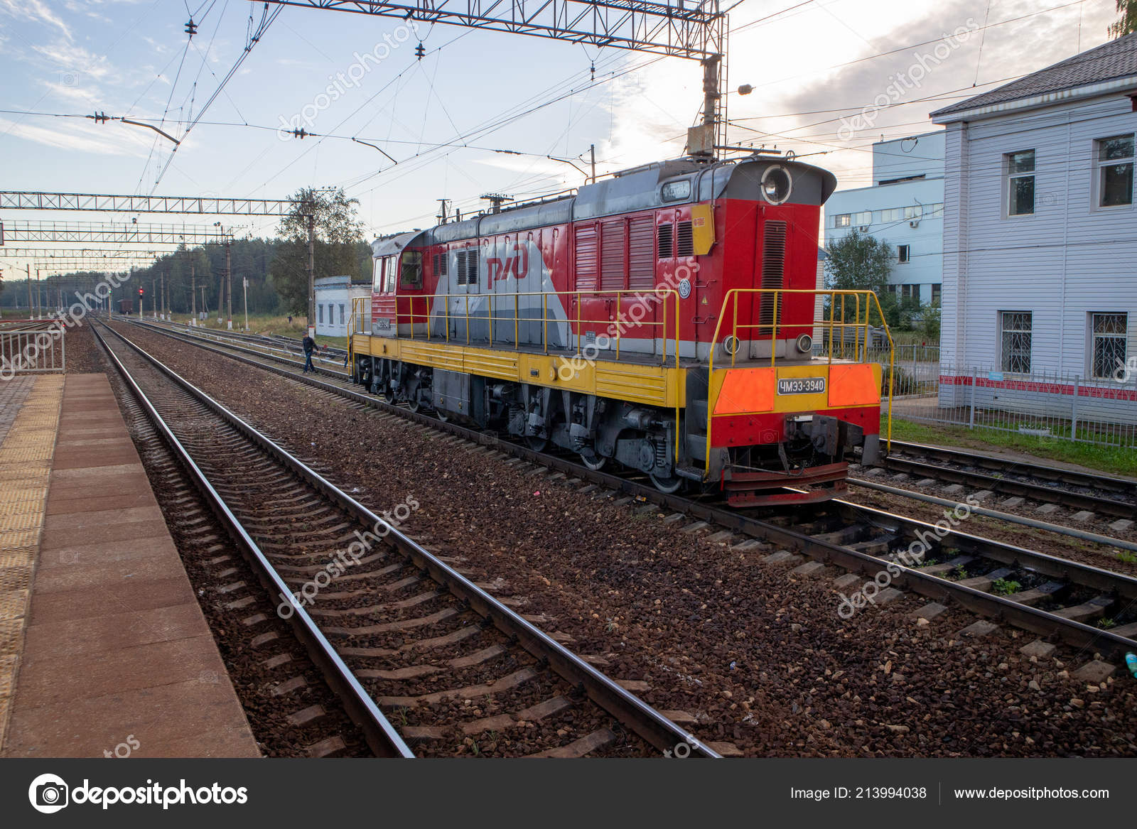 Old Red Train Railroad — Stock Editorial Photo © paul.efimov@gmail.com ...