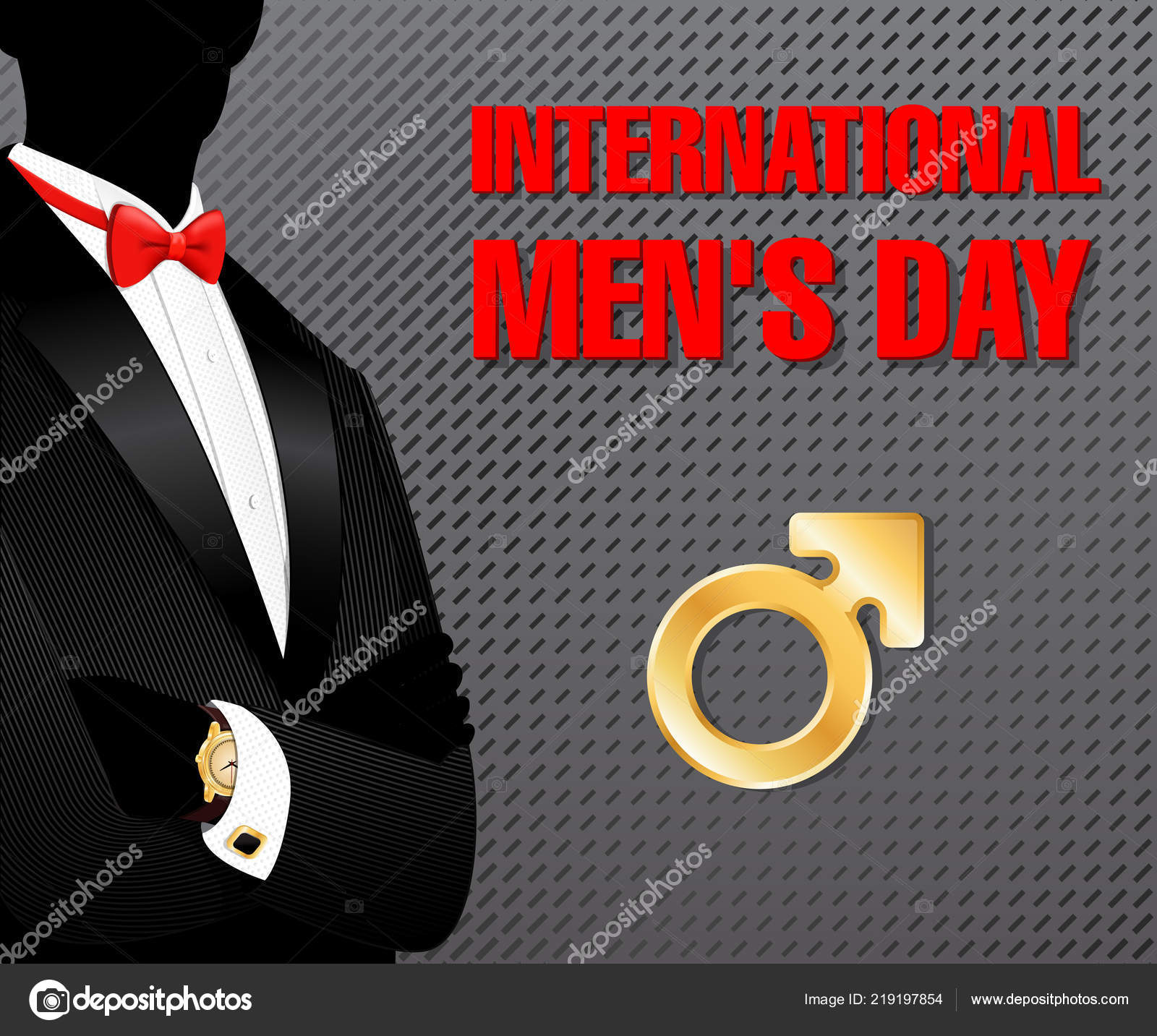 Mens day concept background, realistic style Stock Vector by ©Nsit0108 ...