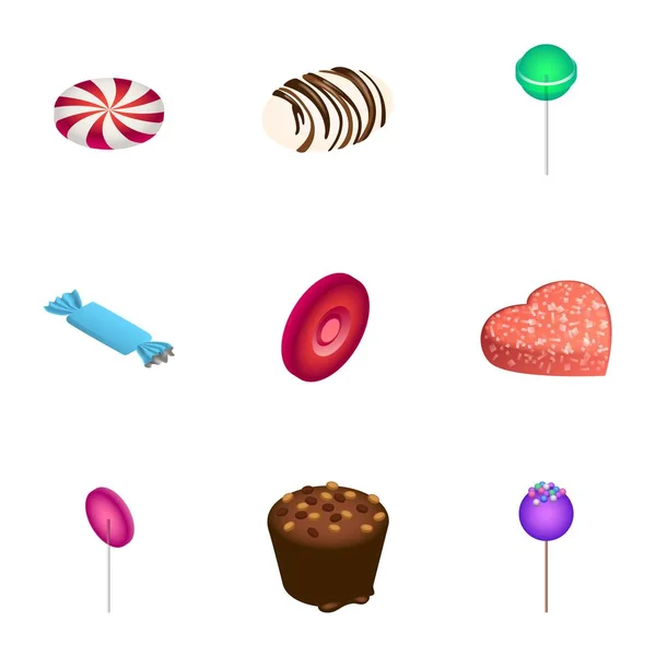 Sweet candy icon set, isometric style Stock Vector Image by ©Nsit0108 ...