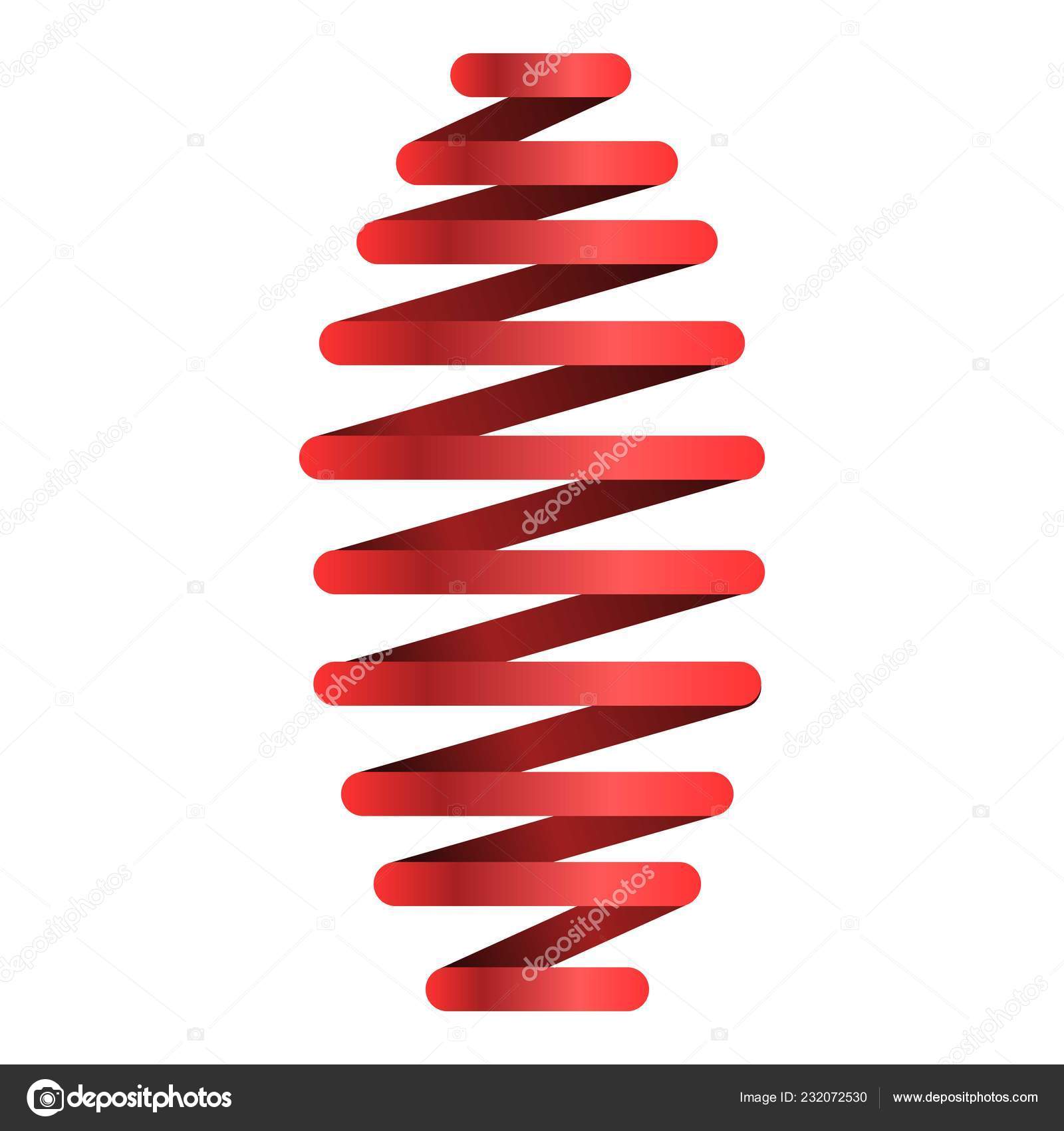 Red car metal spring icon, cartoon style — Stock Vector © Nsit0108 ...