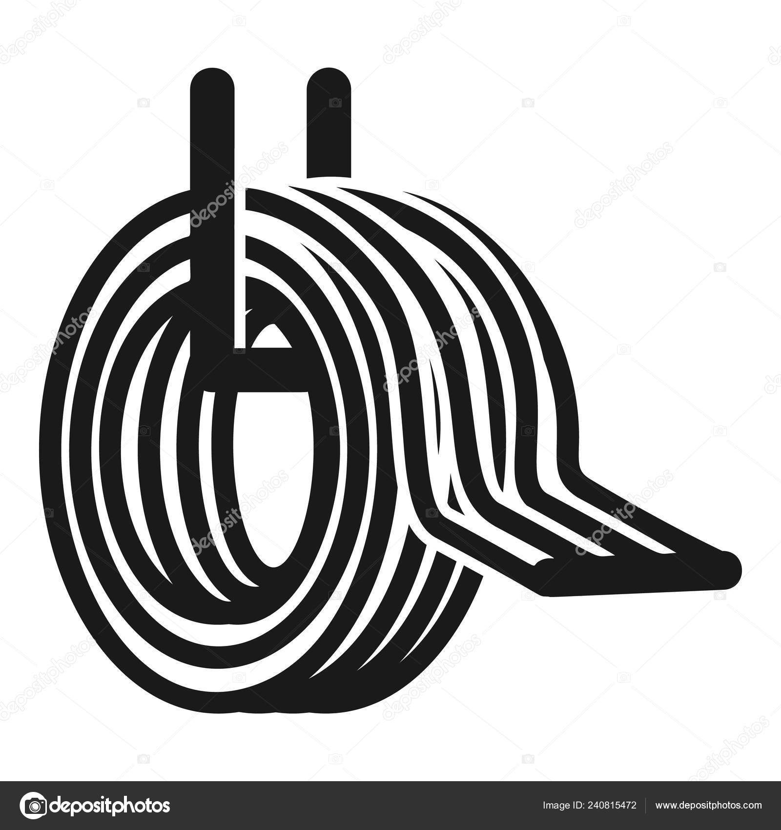 Flat cable reel icon, simple style Stock Vector by ©Nsit0108 240815472