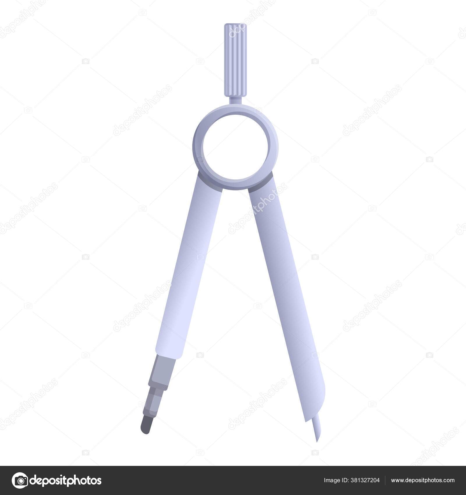 School compass icon, cartoon style Stock Vector Image by ©Nsit0108 ...