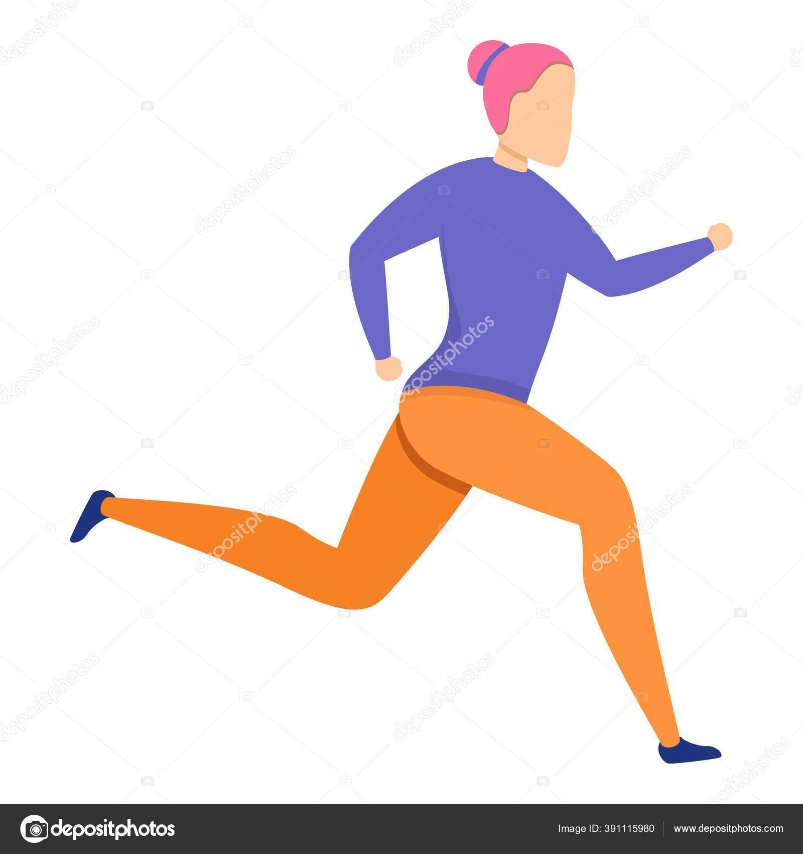 Speed running icon, cartoon style Stock Illustration by ©Nsit0108 ...