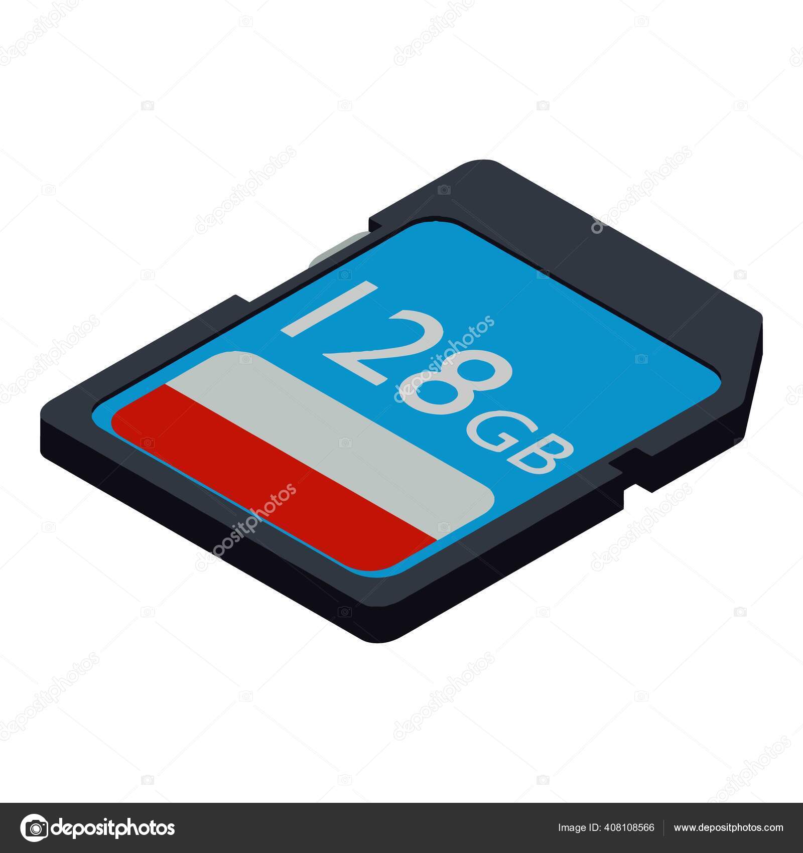 Camera flash card icon, isometric style Stock Vector by ©Nsit0108 408108566