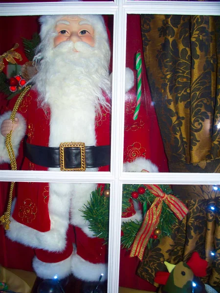 Santa window Stock Photos, Royalty Free Santa window Images | Depositphotos