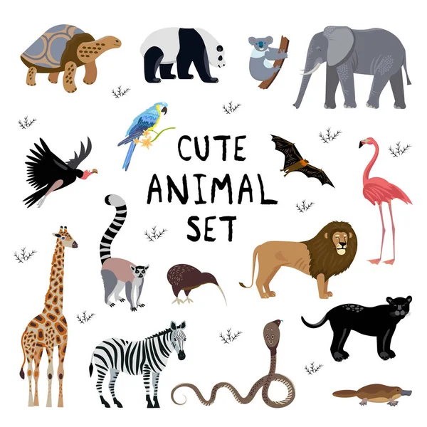 Cute animal set Stock Photos, Royalty Free Cute animal set Images ...