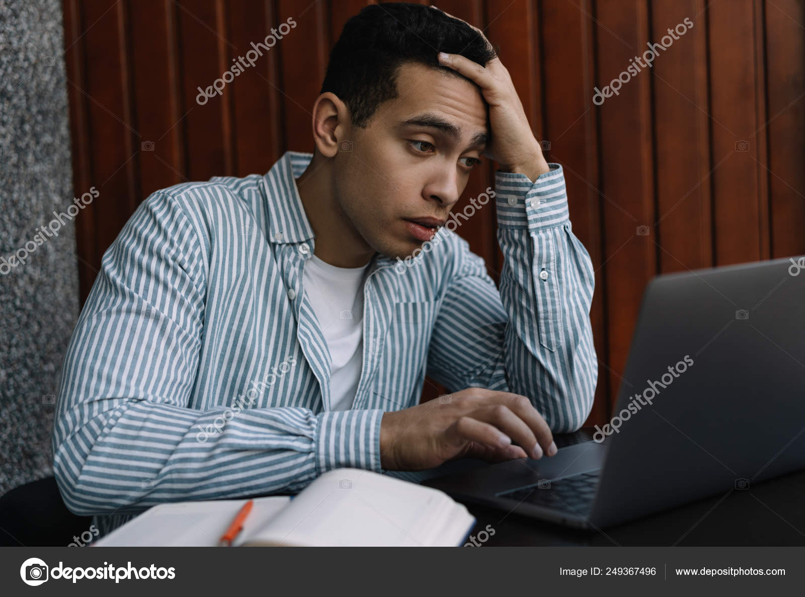 Frustrated Person Computer