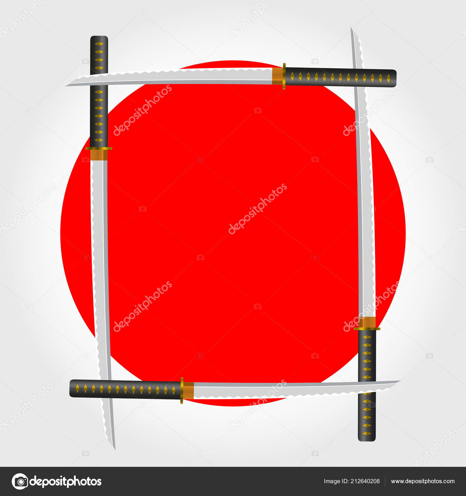 Japanese Samurai Flag