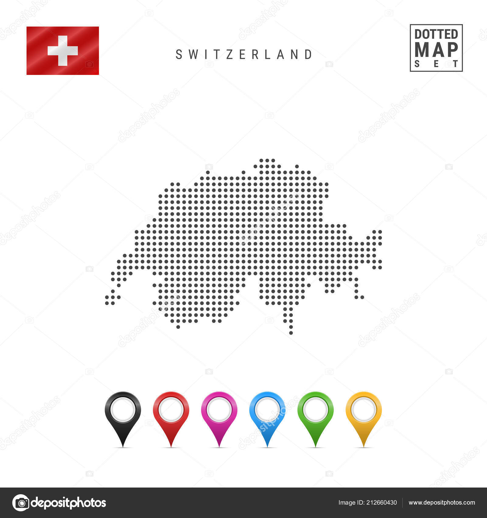 Switzerland Map Simple