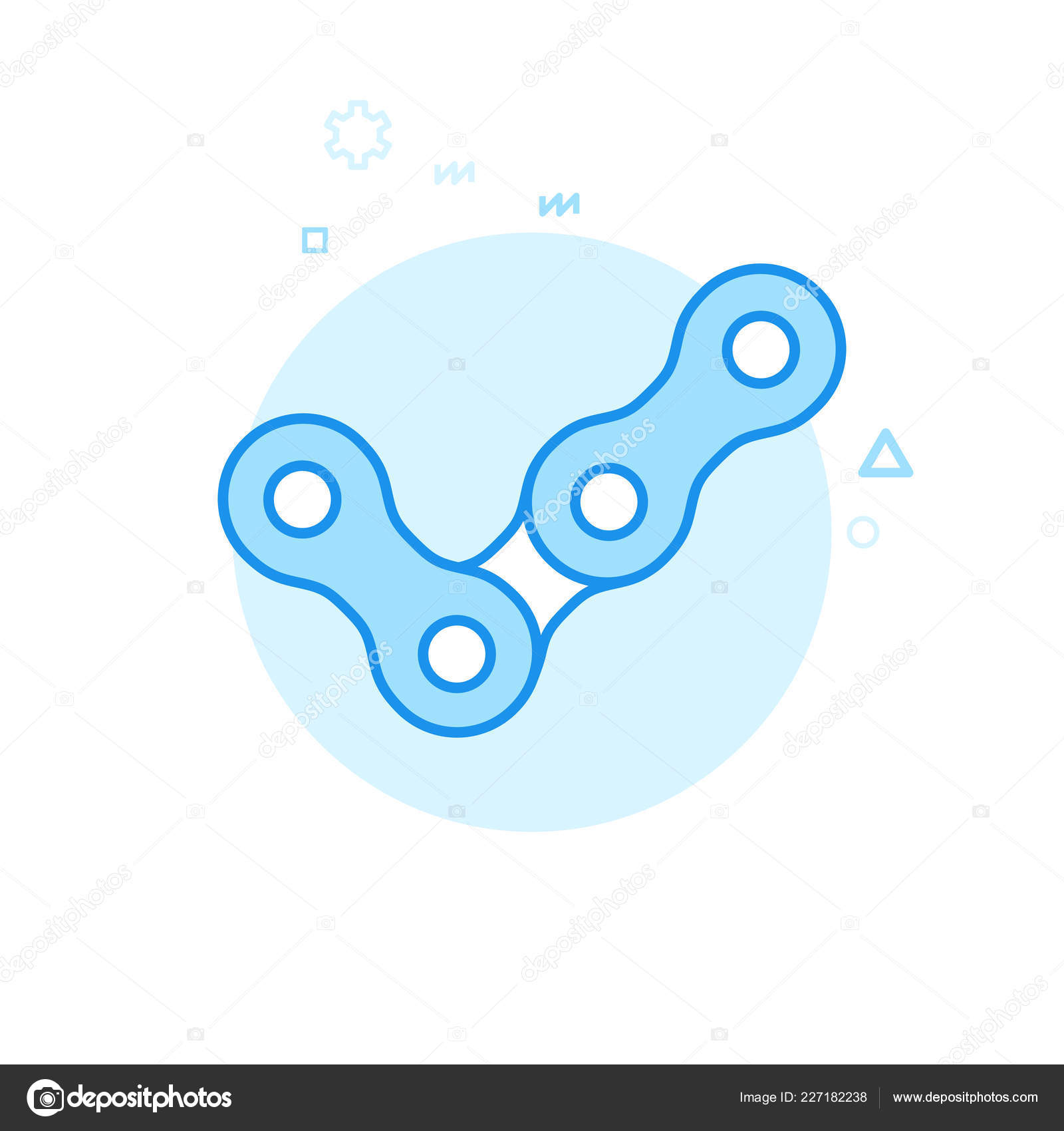 Bike Chain Link Vector