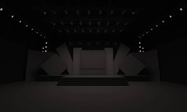 Black stages mockup Stock Photos, Royalty Free Black stages mockup ...