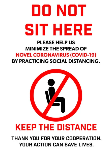 Sit Here Signage Restaurants Public Places Inorder Encourage People ...