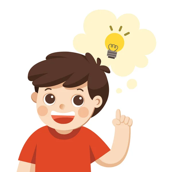 Cartoon boy thinking Vector Art Stock Images | Depositphotos