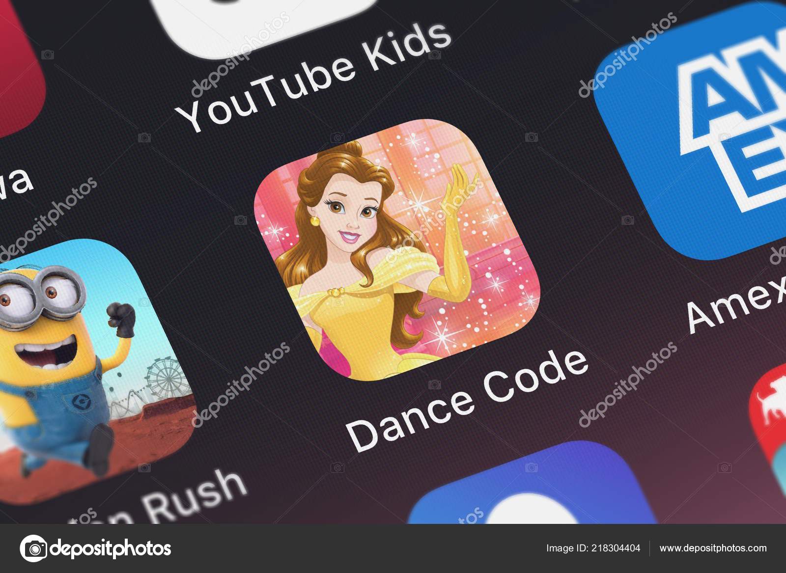 London United Kingdom October 2018 Screenshot Mobile App Dance Code ...