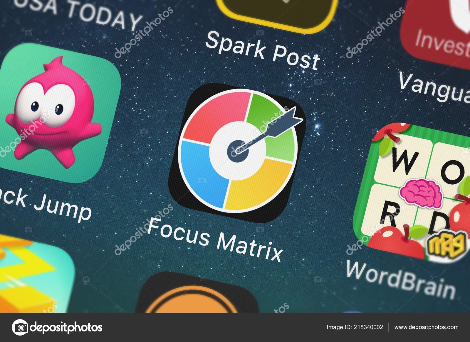 London United Kingdom October 2018 Close Focus Matrix Task Manager ...