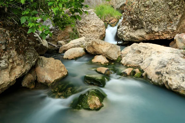 Flowing waterfall, Utah, USA. - Stock Image - Everypixel