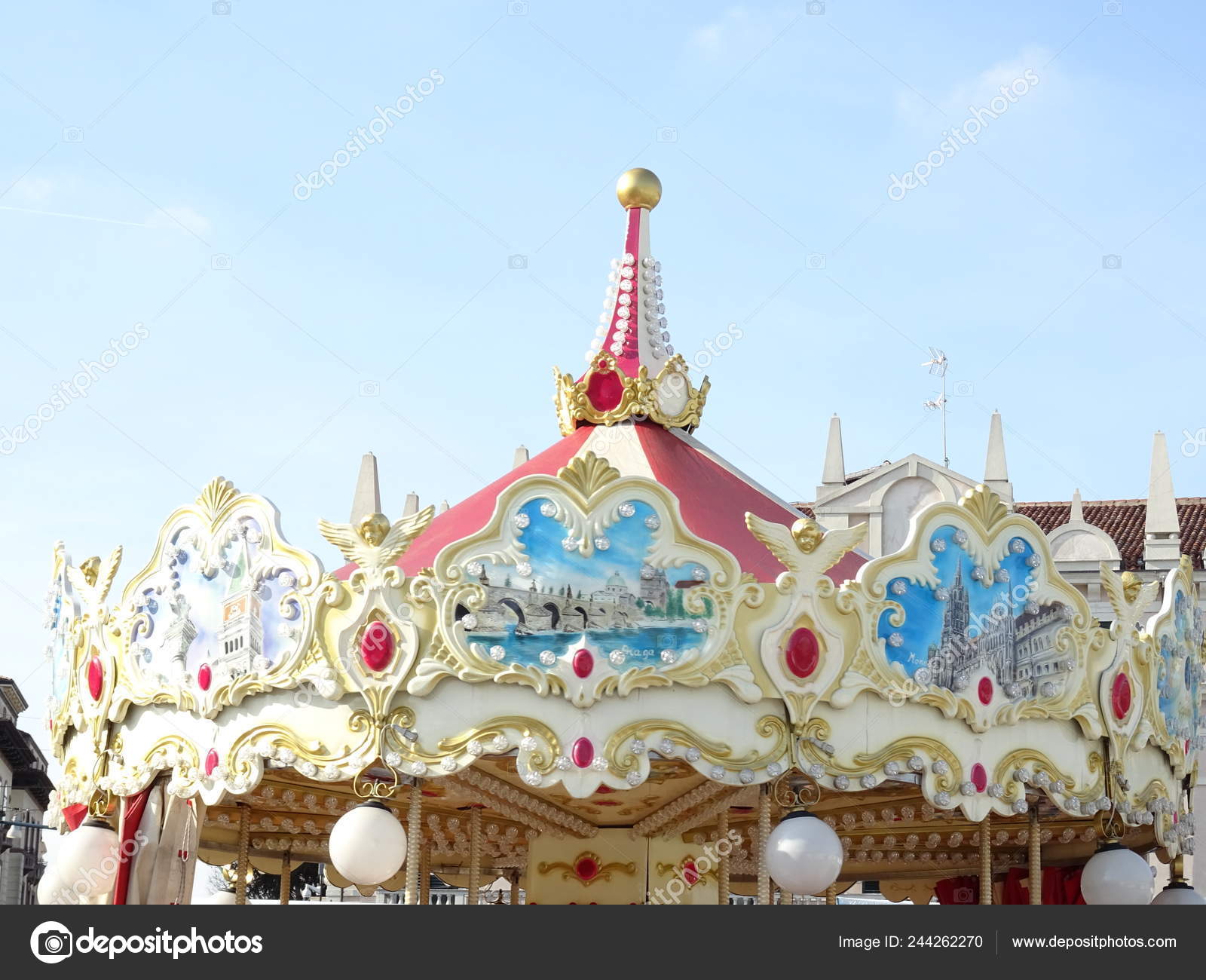 Fun Fair Merry Roof — Stock Editorial Photo © Imagesto #244262270