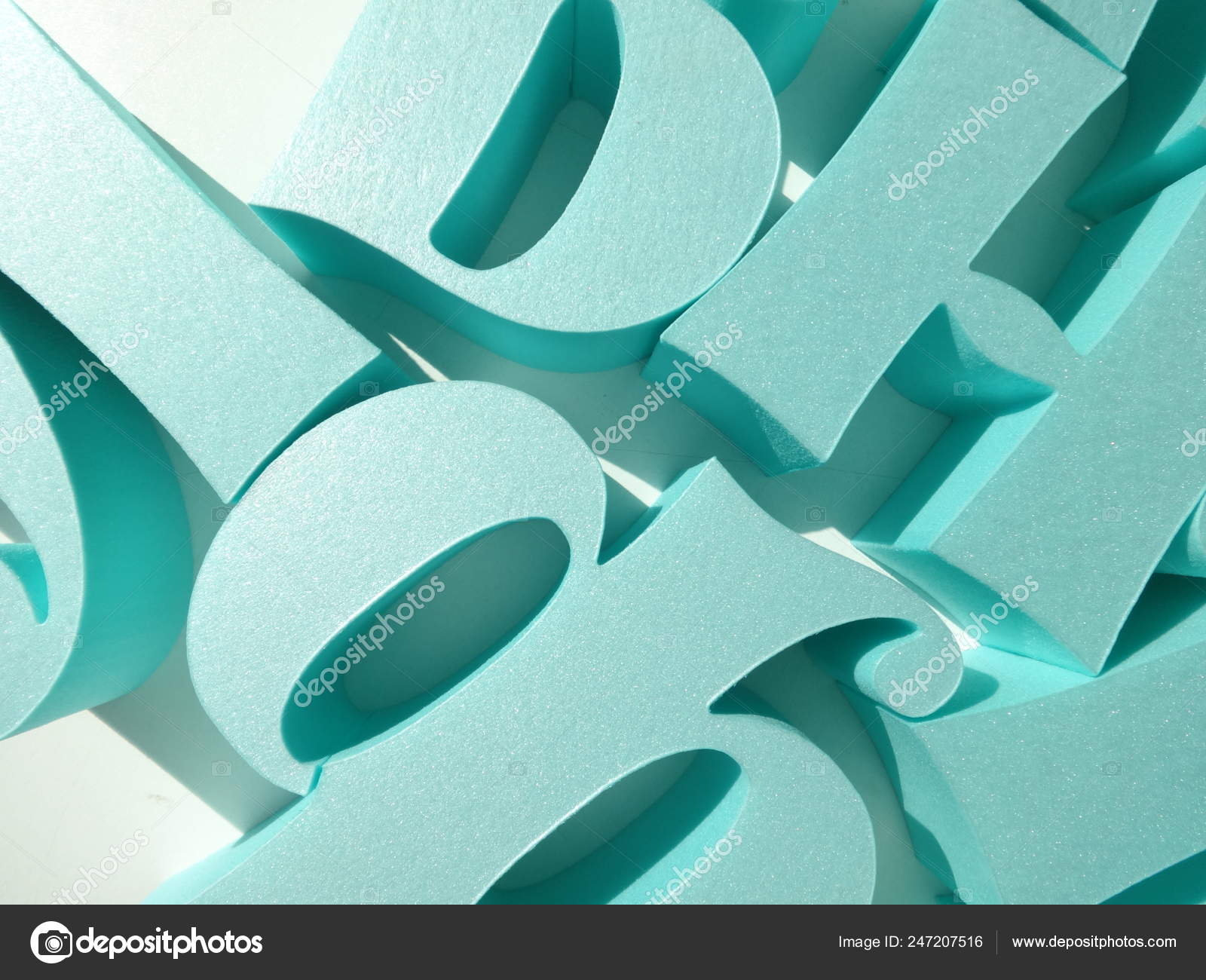 Green Alphabet Letters Stock Photo by ©Imagesto 247207516