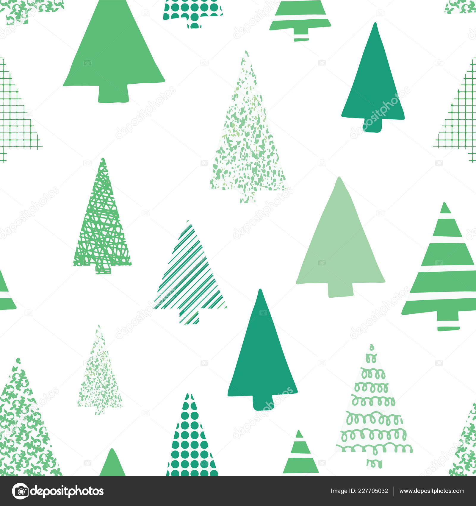 Modern Christmas Tree Vector