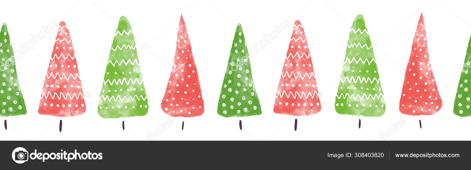 Christmas Tree Borders Clip Art