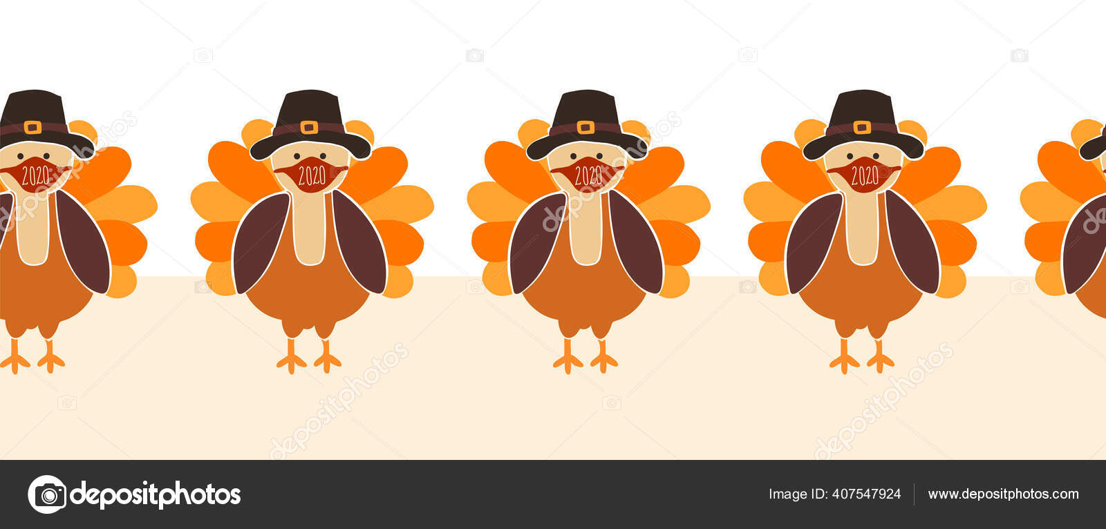 Thanksgiving Turkey Border