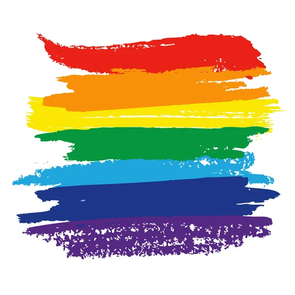 Vector Hand Drawn Lgbt Concept Flag Pride Rainbow Lgbt Lesbian Stock