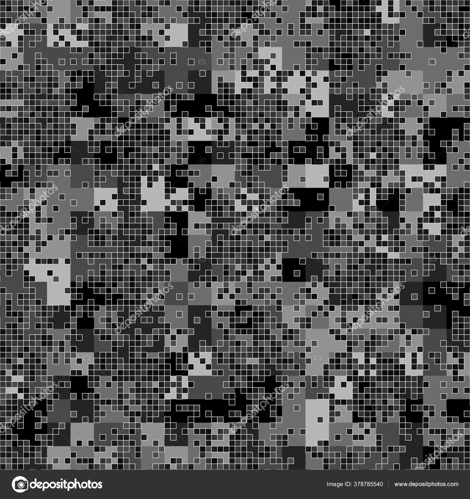 Digital camouflage seamless pattern military geometric camo background ...