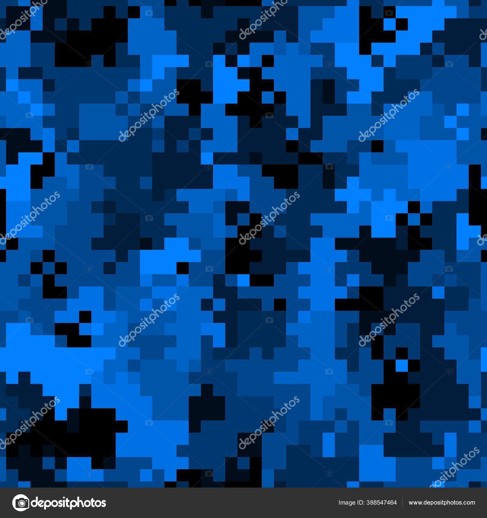 Blue Urban Digital Camo