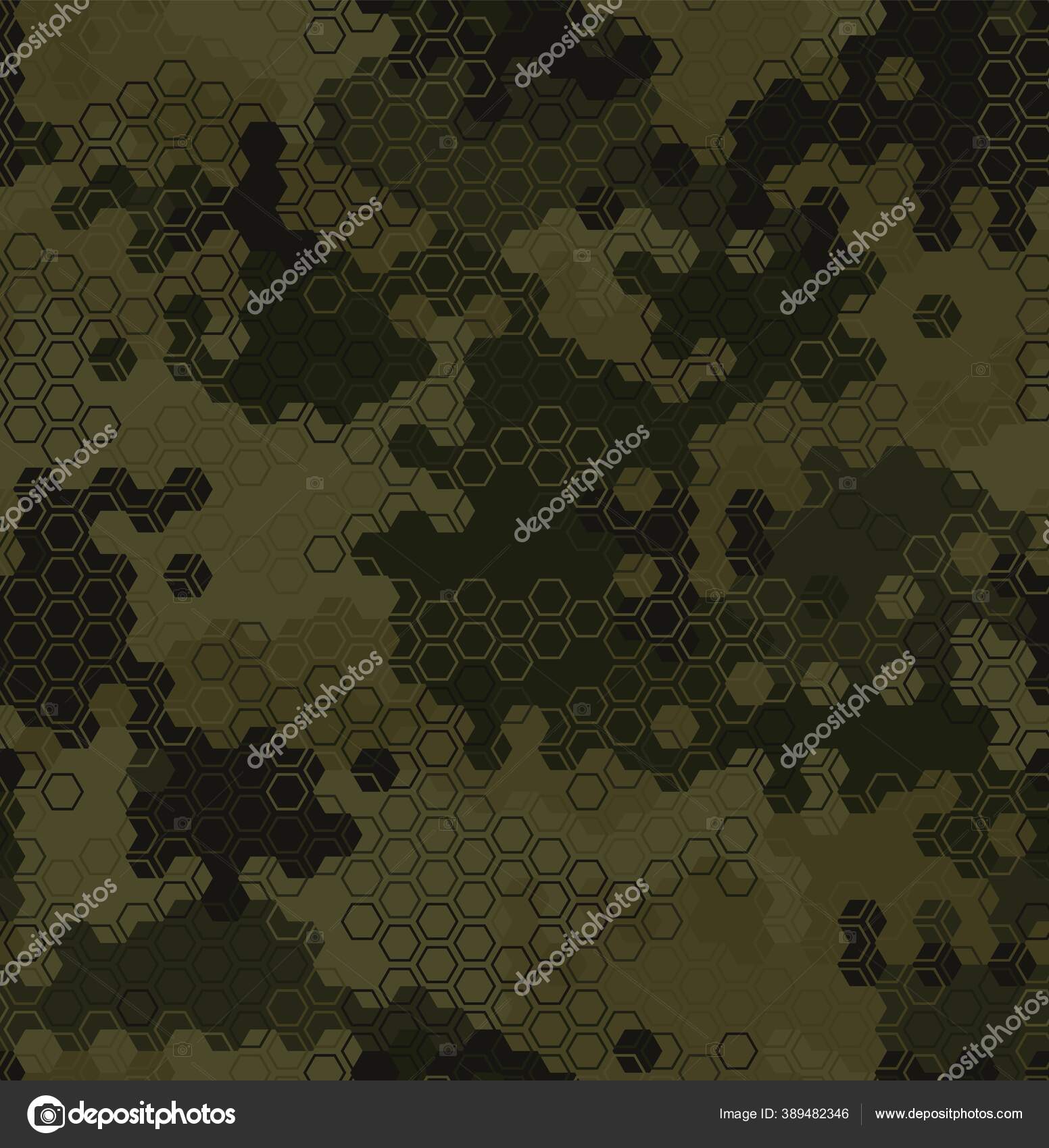 Textura militar camuflaje patrón sin costuras. Ilustración abstracta ...