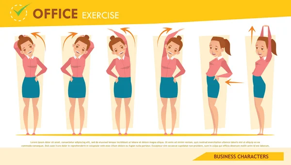 Office syndrome exercise Vector Images, Royalty-free Office syndrome ...