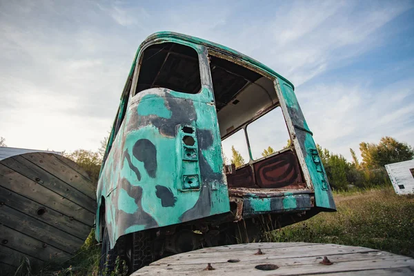 Abandoned bus Stock Photos, Royalty Free Abandoned bus Images ...