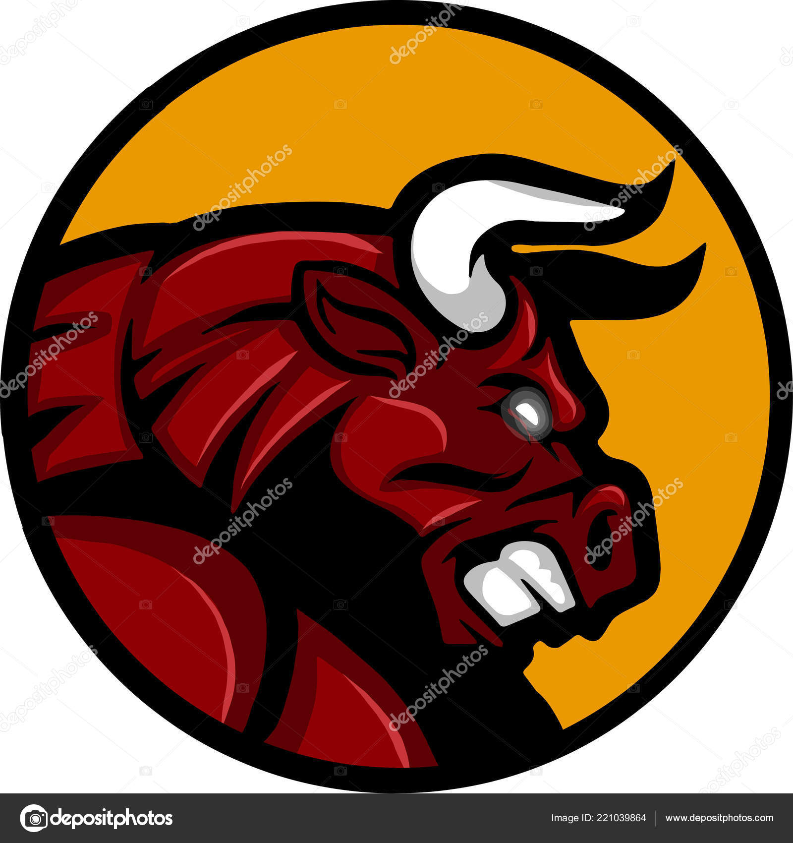 Cartoon Illustration Crazy Angry Bull Stock Vector Image by ©deanzangir ...
