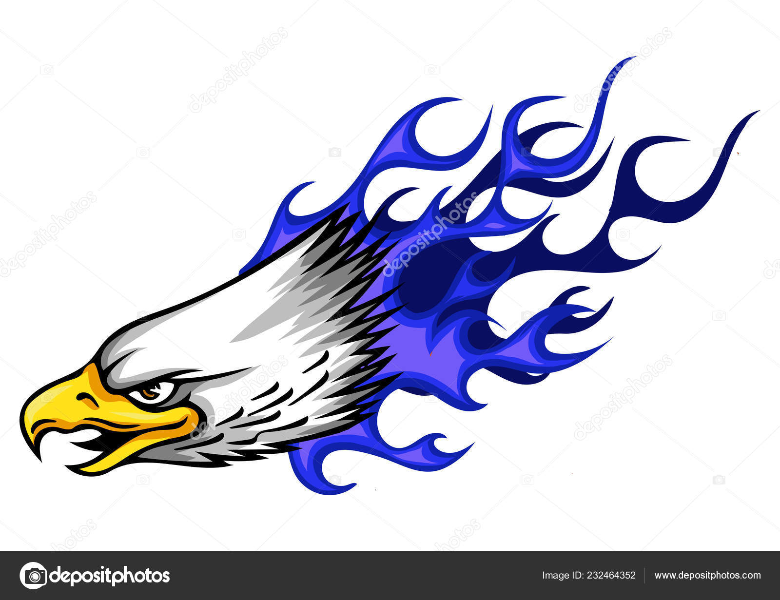 Fire Eagle Vector