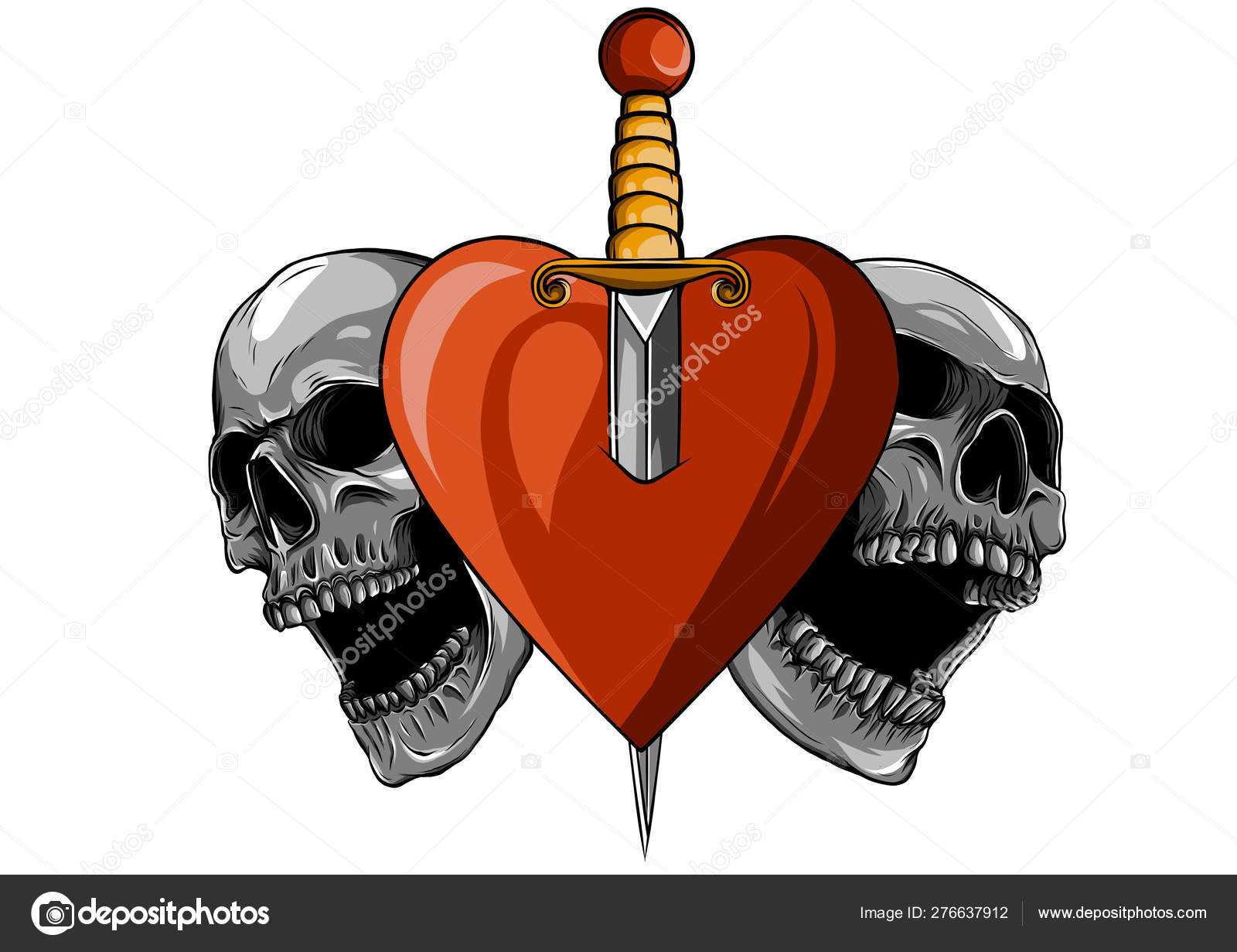 Sword And Heart Tattoo Designs