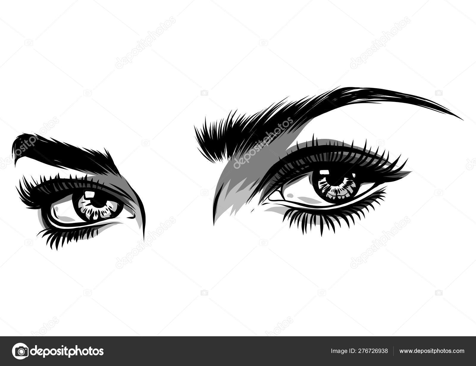 Female Eyes Vector