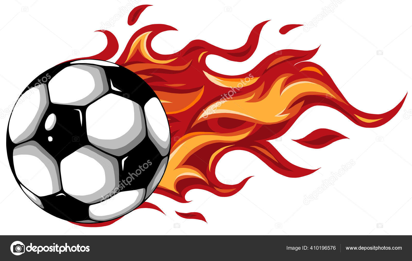 Soccer Ball On Fire