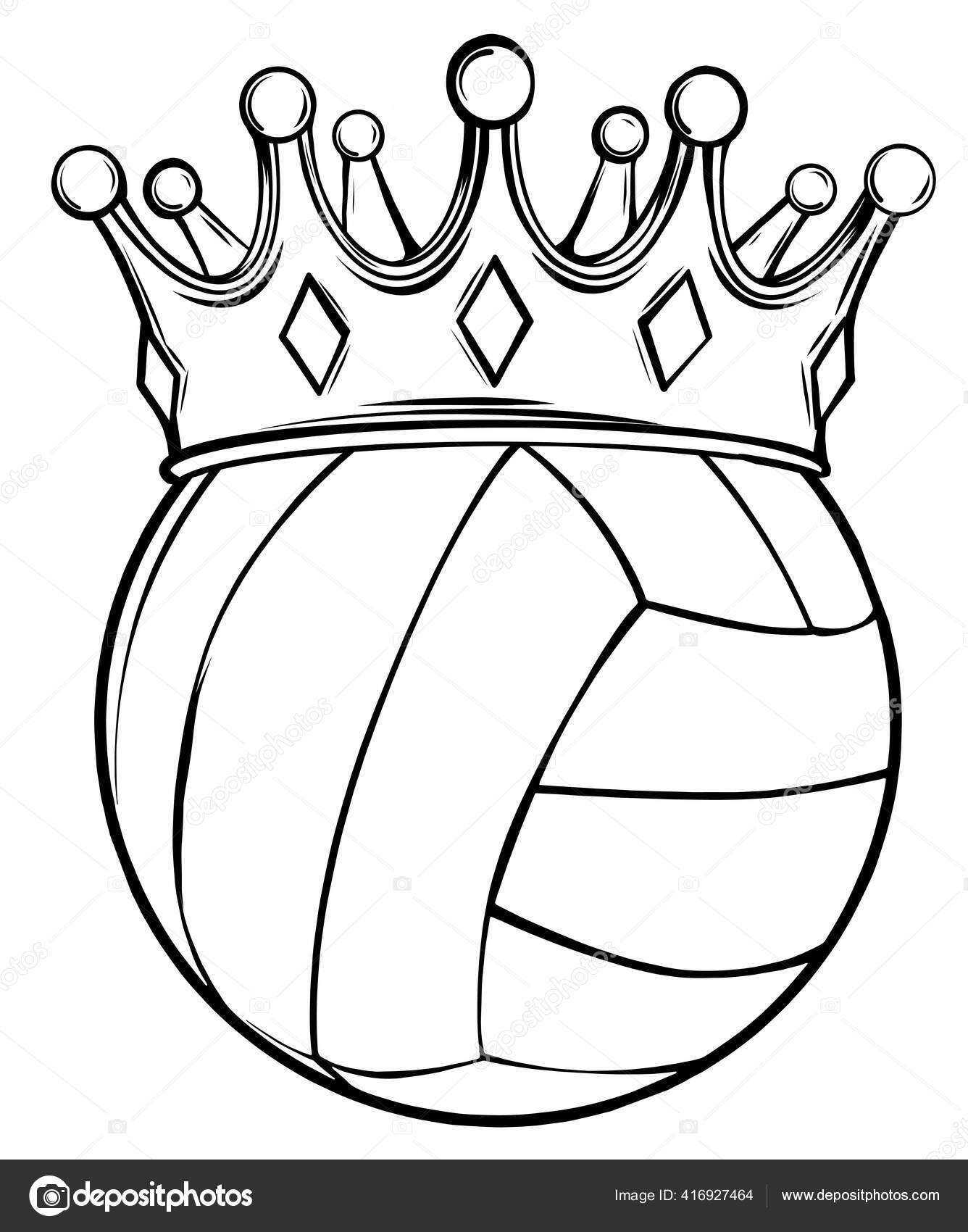 Deporte Voleibol Pelota Vector ilustración Dibujo arte Vector de stock #416927464 de ©deanzangir ...