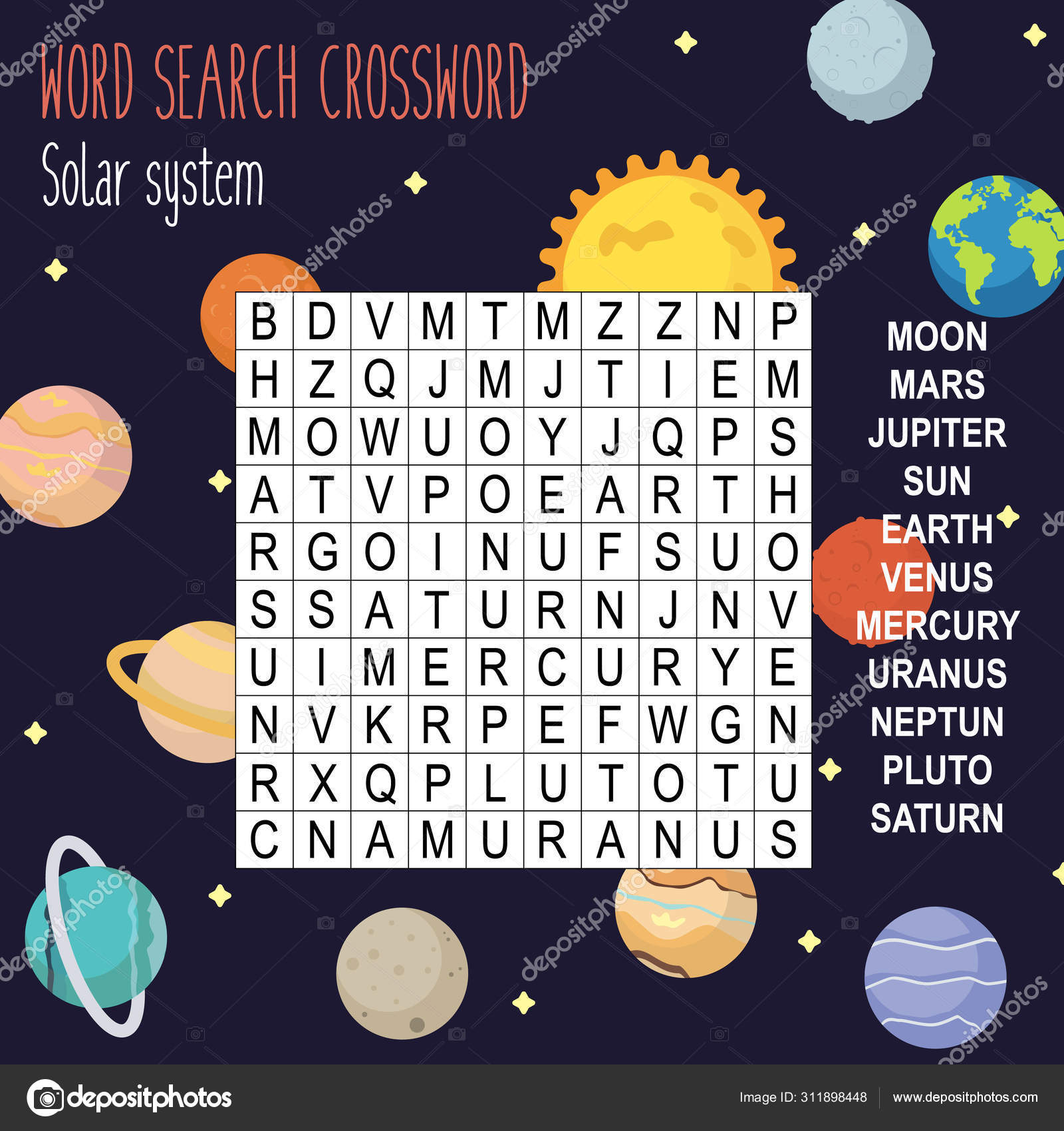 Simple Solar System Puzzles