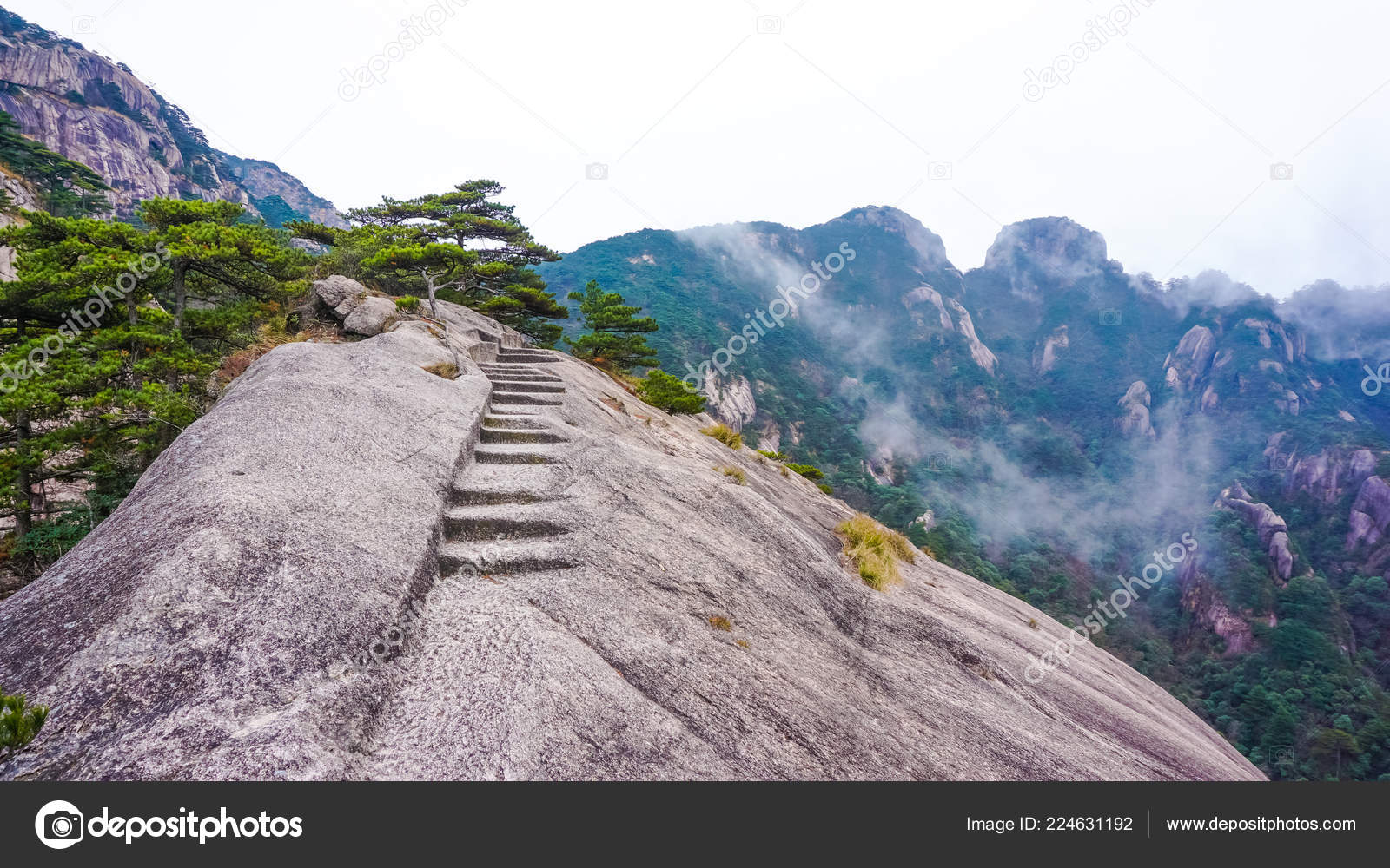 Mountain Paths Huangshan National Park China — Stock Photo © pavelvero ...