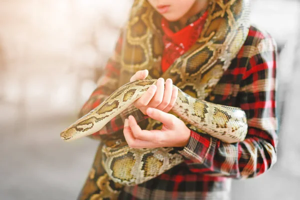 Child with snake Stock Photos, Royalty Free Child with snake Images ...