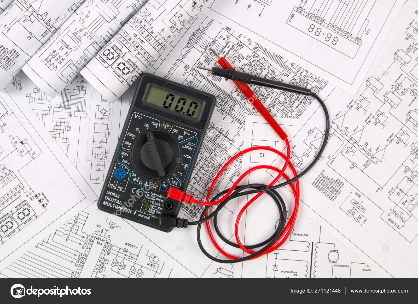 Elektrotekniske Symboler For Tegninger