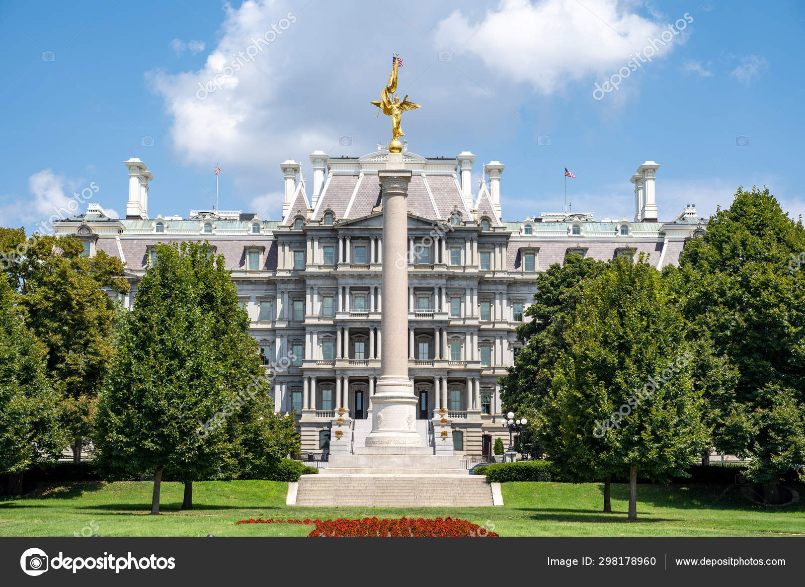 Dwight D Eisenhower Executive Office Building, in Washington DC — Stock ...
