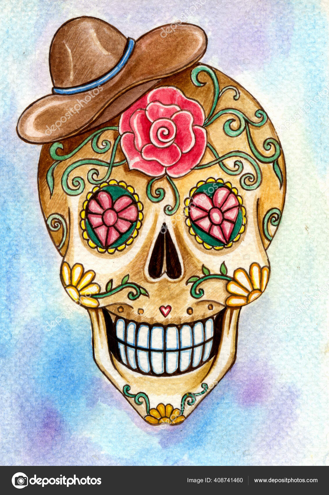 Sugar Skull Painting