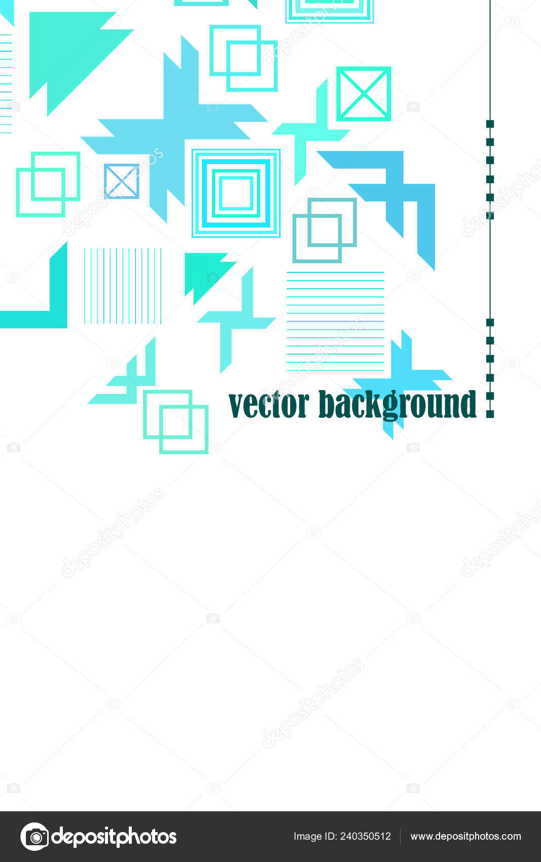 Vector Modern Abstract Geometric Background Brochure Cover Design Stock ...