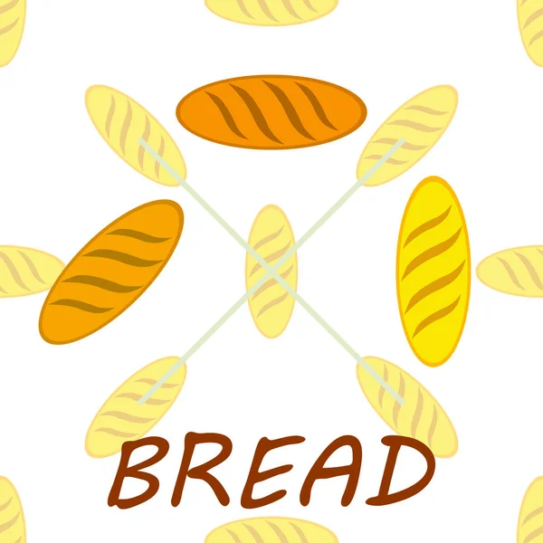 Bakery background. Line graphics. The collection of bread. Bread House ...